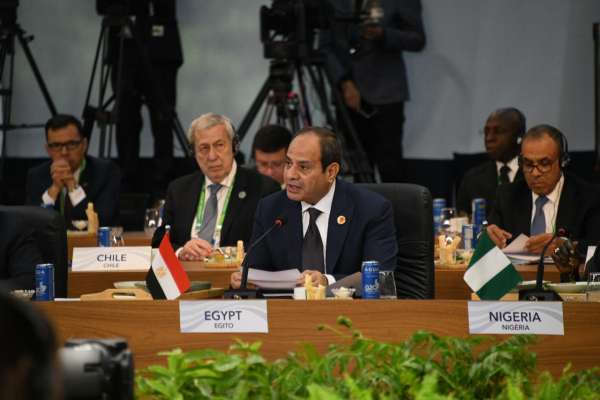 President El-Sisi’s Speech at the G20 Session “The Global Alliance Against Hunger and Poverty ...